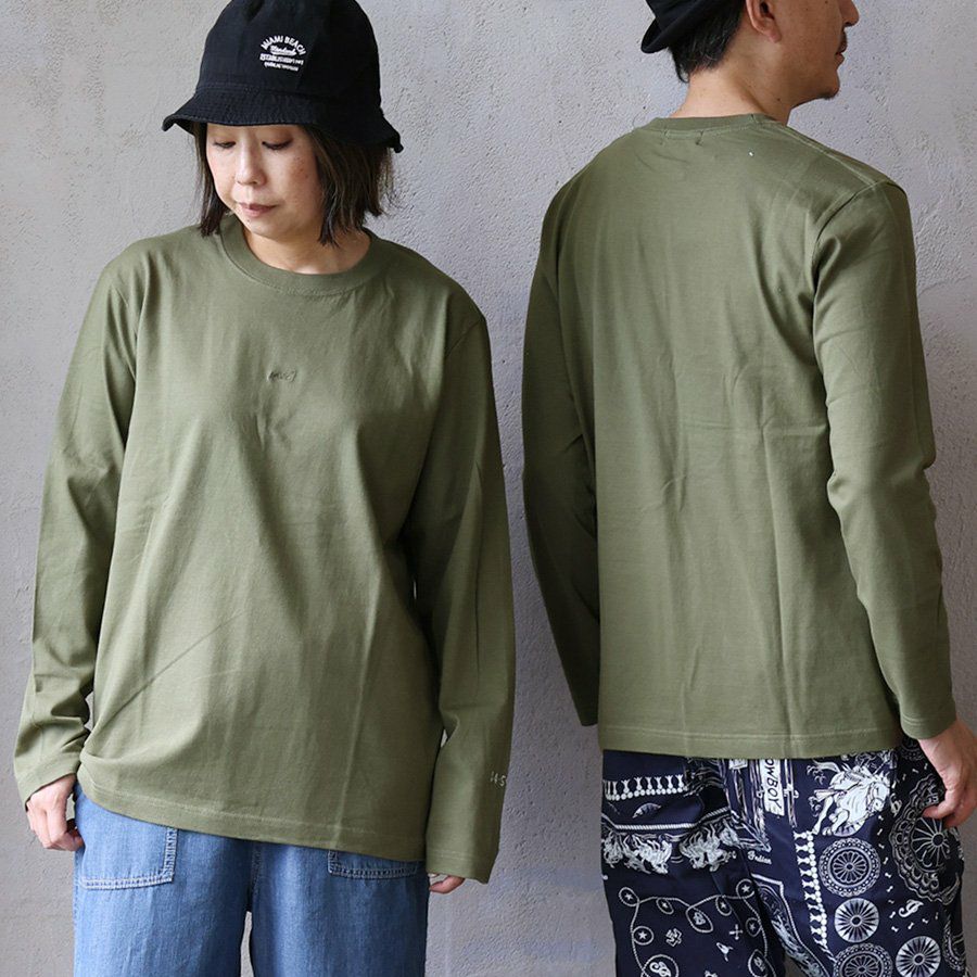 【アウトレット】 【B品】 tシャツ 長袖 ロングtシャツ インナー レディース メンズ ストレッチ しっかり 丈夫 柔らか 綿100 ...